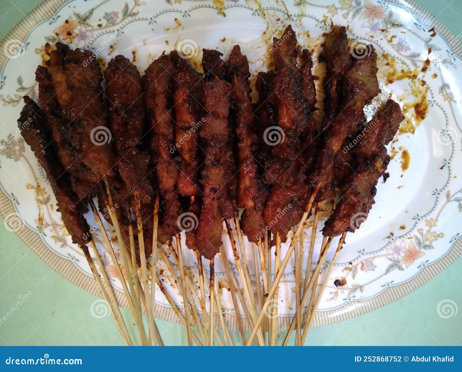 Sate Maranggi stock photo. Image of breakfast, food - 252868752