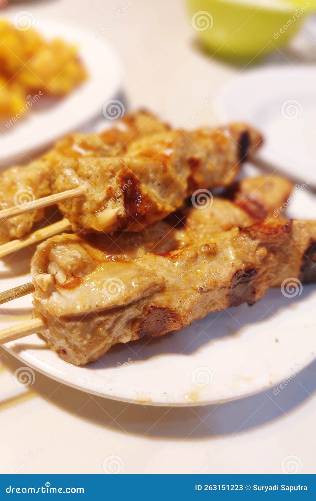 Sate Tuna stock image. Image of sate, food, tuna, light - 263151223