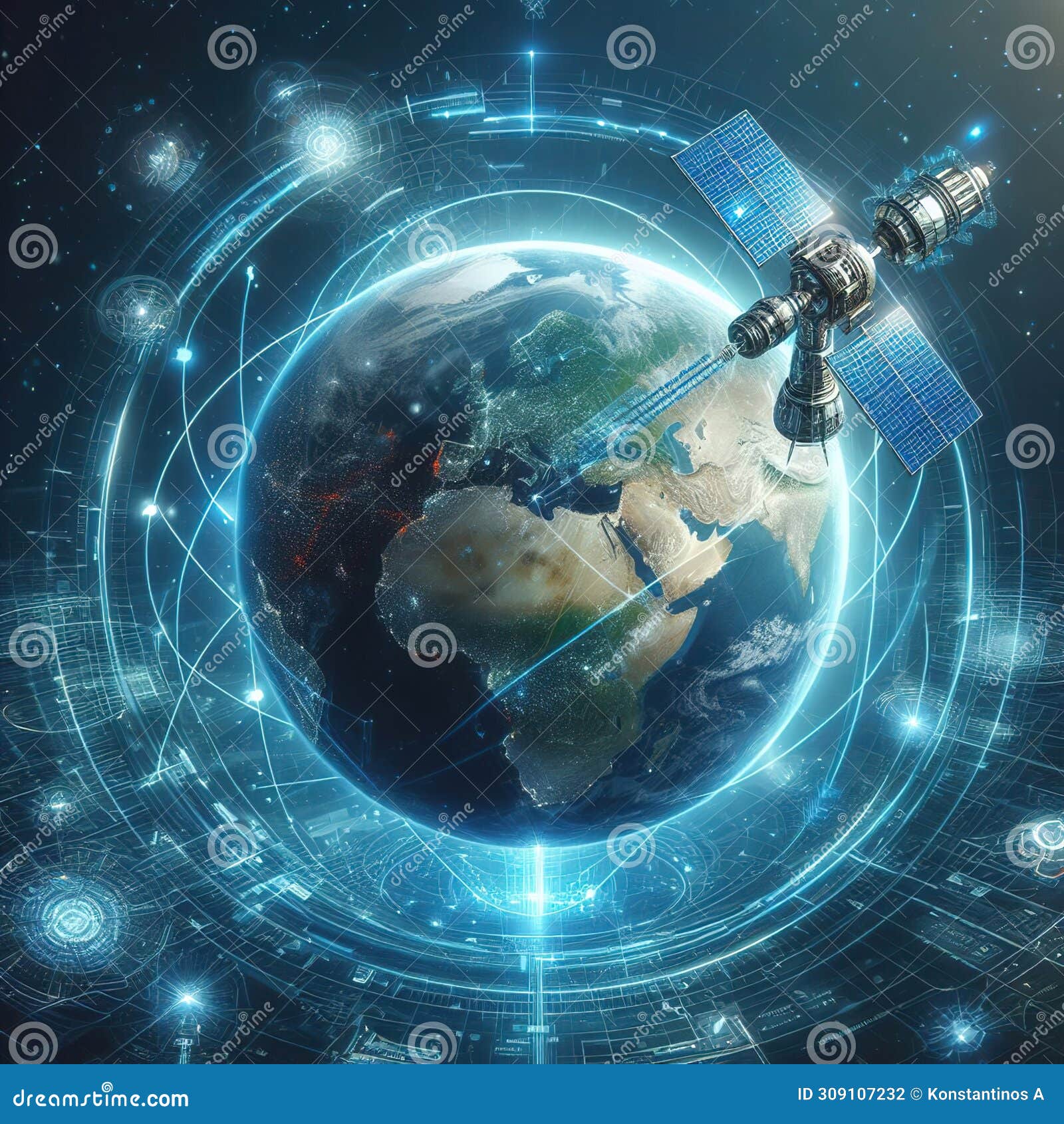 Satelite Satelites Earth Communications Plante Outer Space - Ai ...