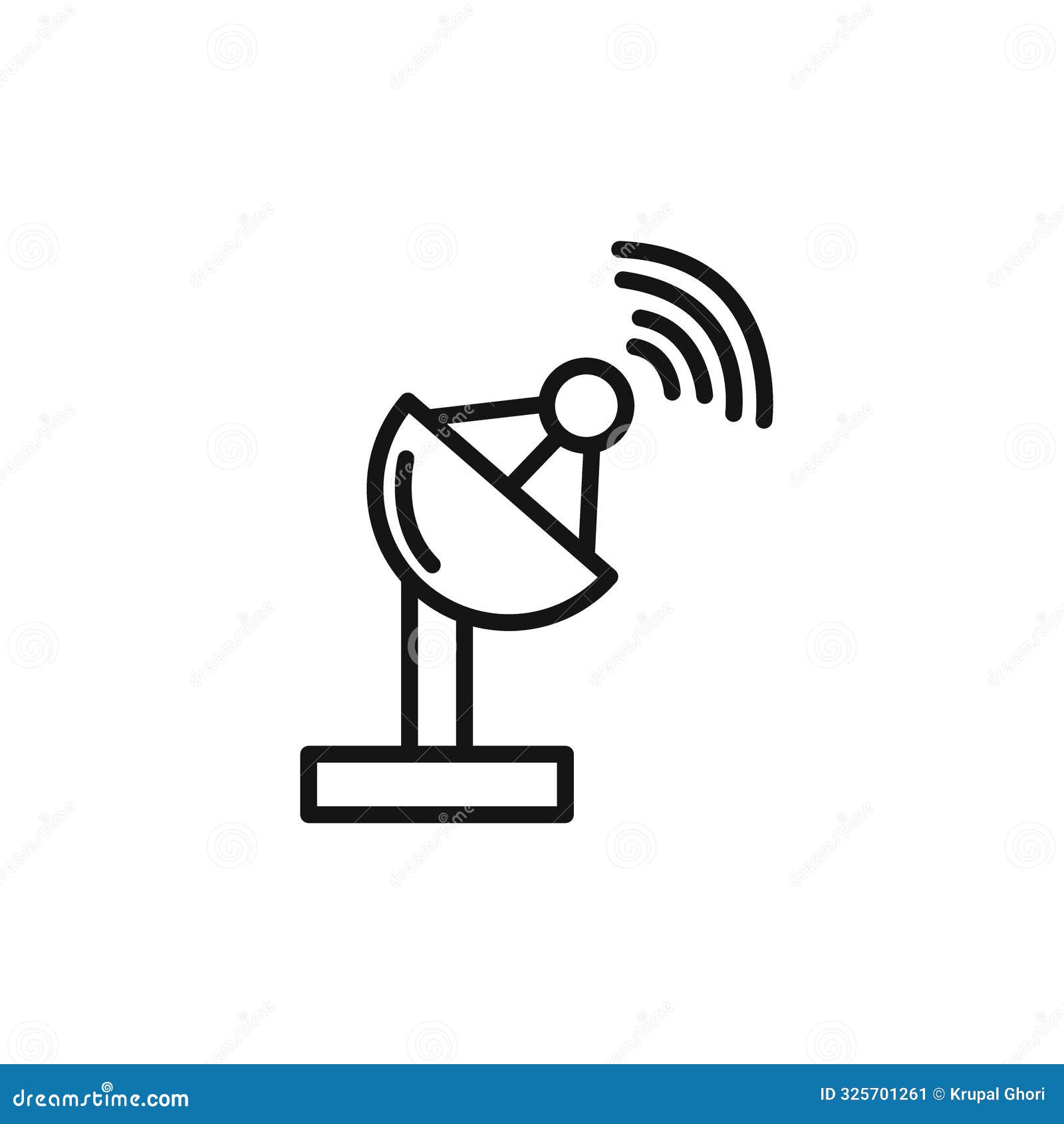 Satellite Apparatus Icon Vector Set Collection for Web Stock ...
