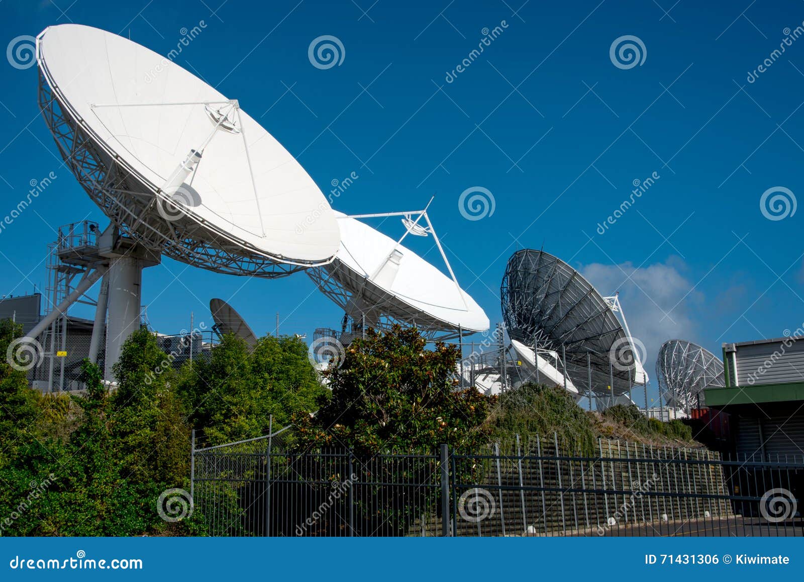 Satellite Communication Dish Stock Photo - Image of radar ...