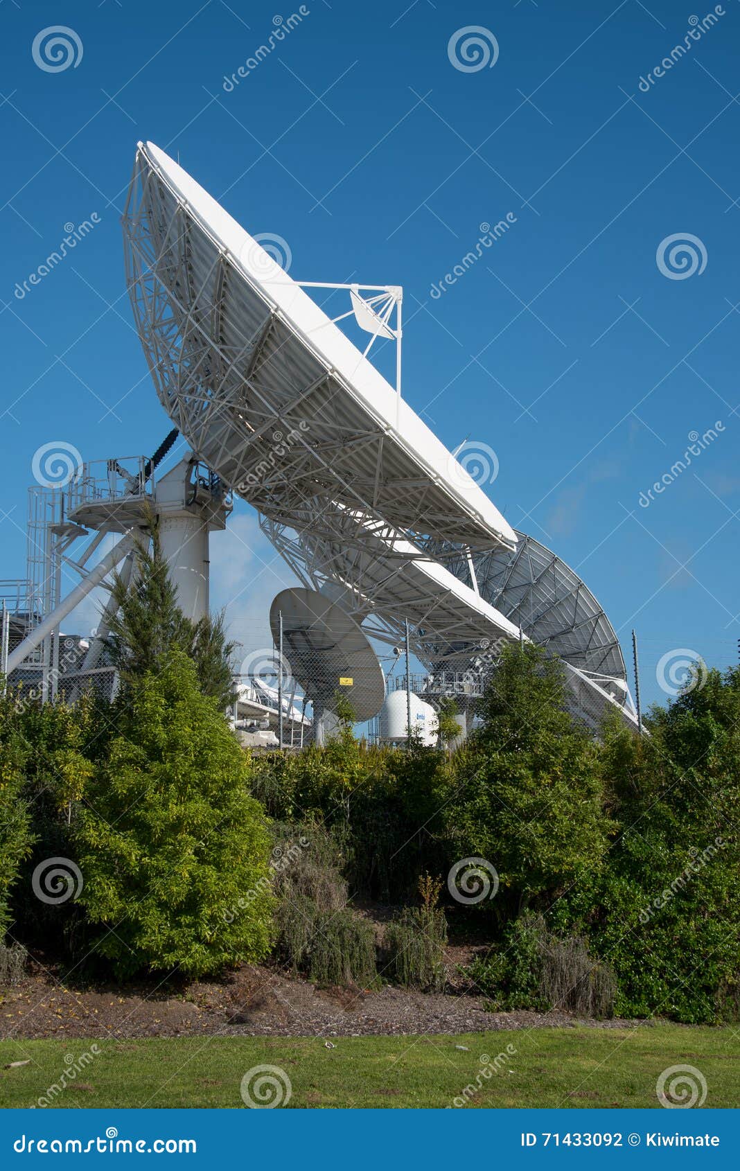Satellite Communication Dish Stock Photo - Image of broadcast ...