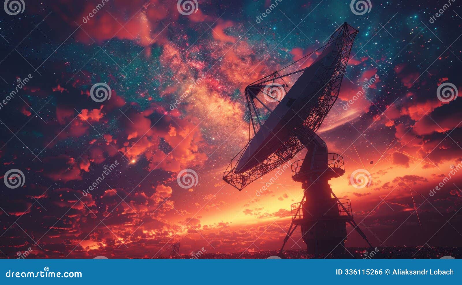 Satellite Communication on the Ground. Communication Device with a ...