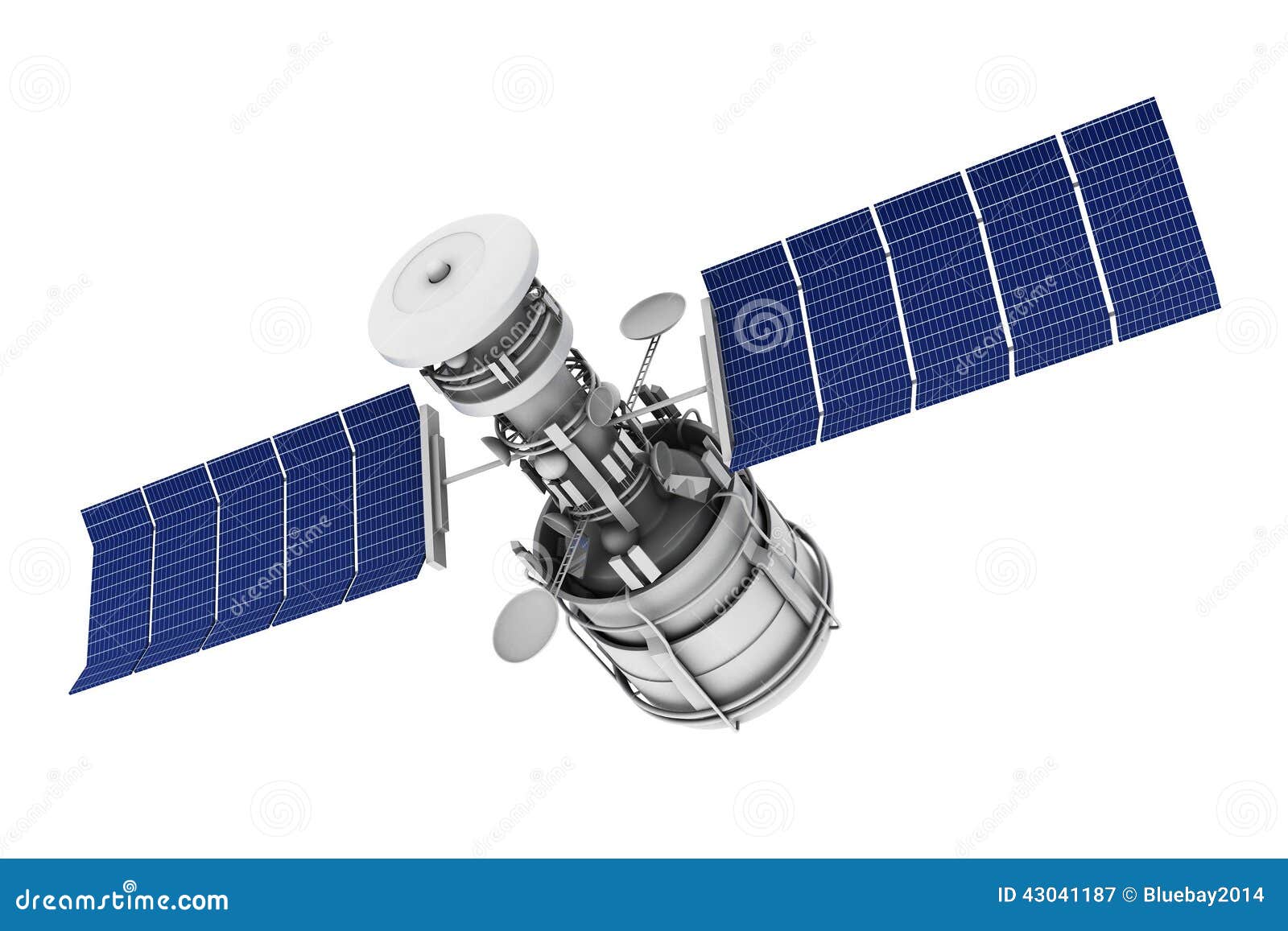 Satellite communications stock illustration. Illustration of glow ...