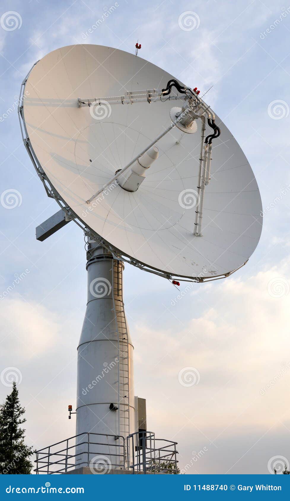 Satellite Communications Dish Stock Photo - Image of parabolic, digital ...