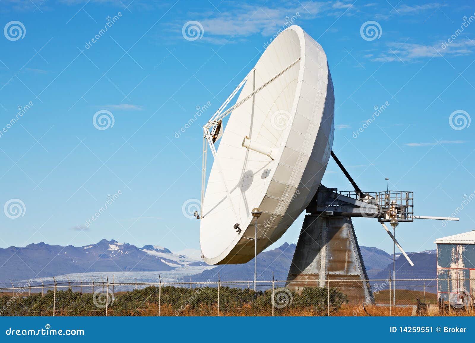 Satellite Communications Dish Stock Image - Image of receive ...