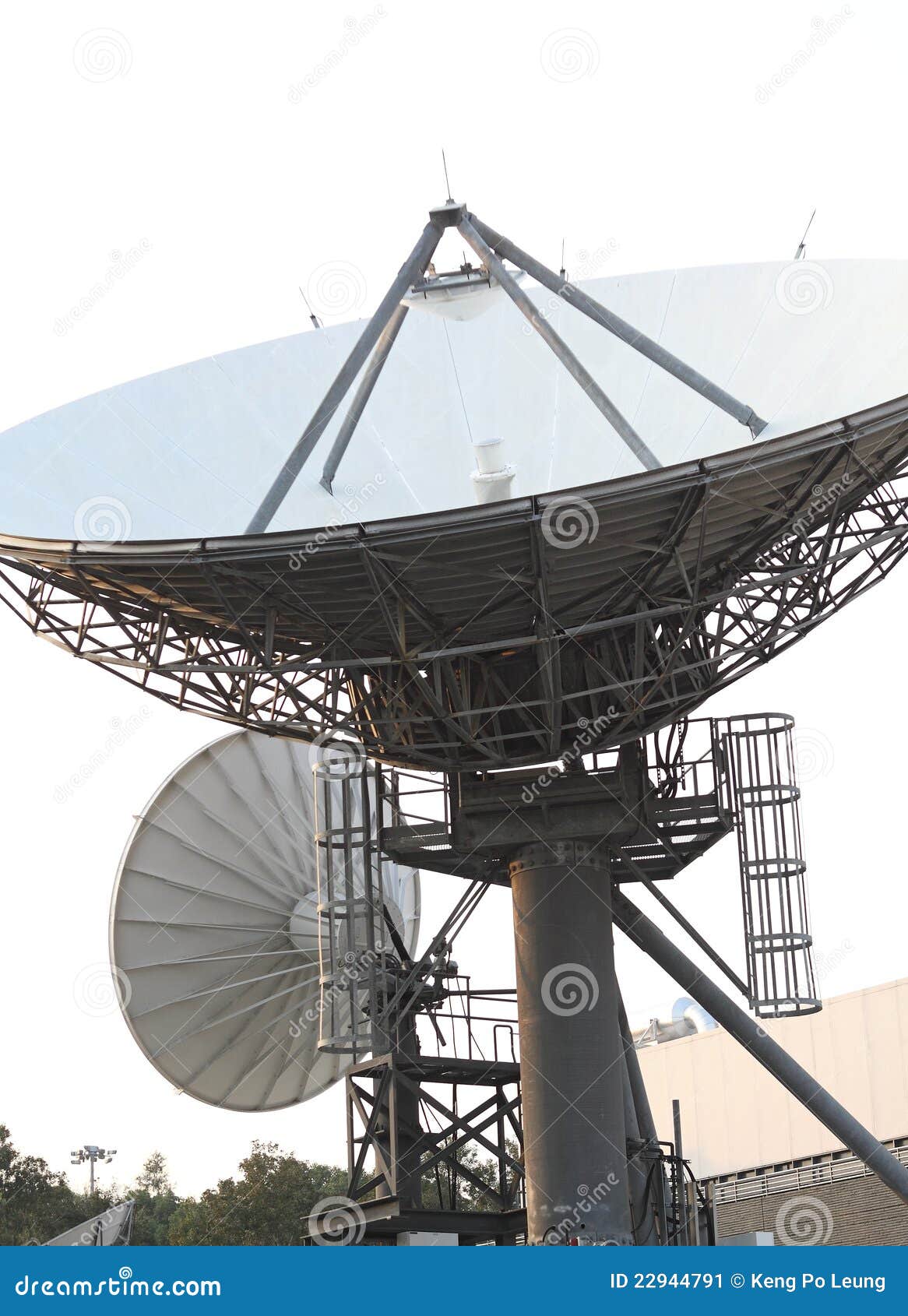 Satellite Communications Dishes Stock Image - Image of digital, antenna ...