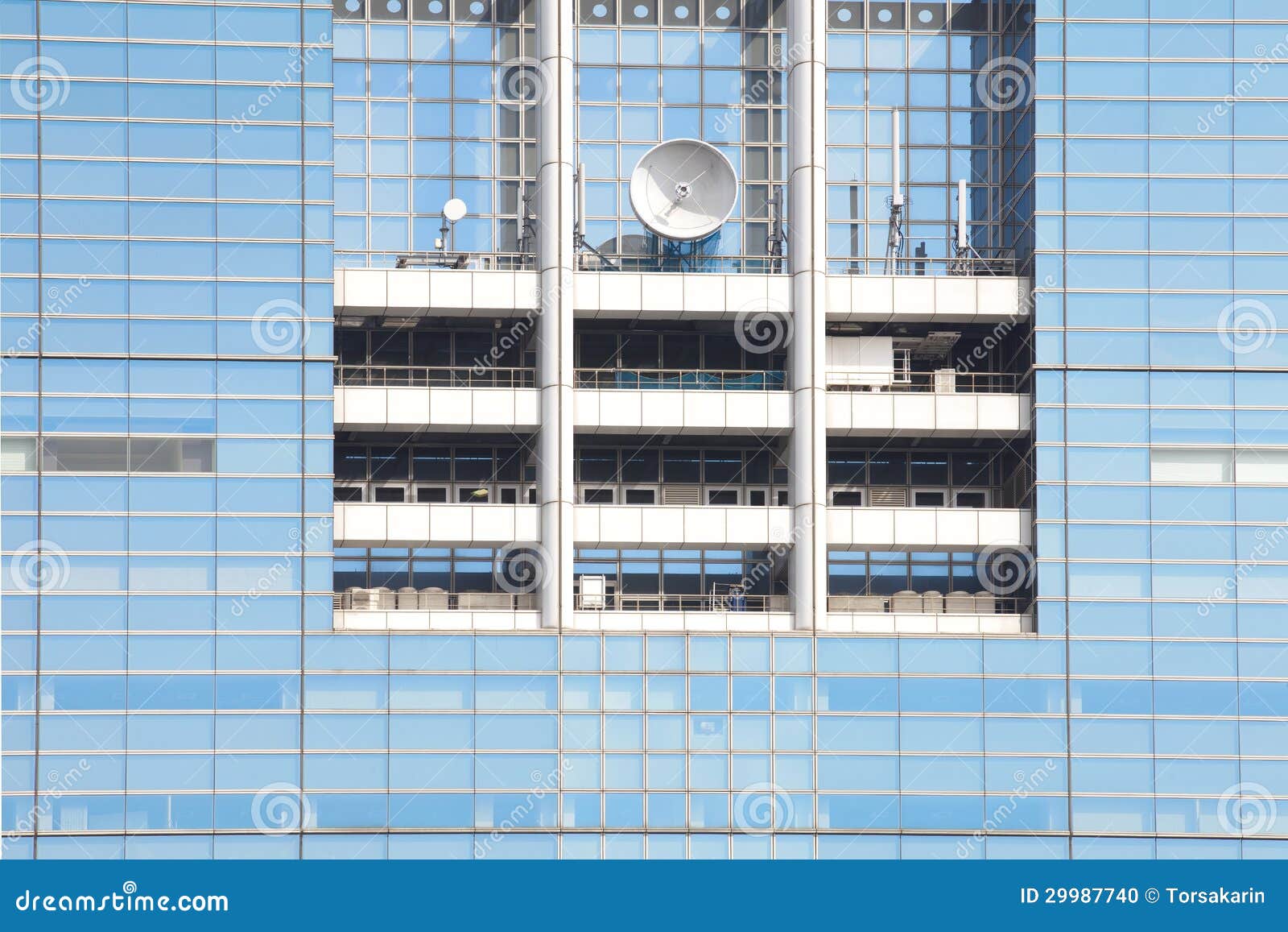 Satellite Communications Dishes Stock Photo - Image of data, landsat ...