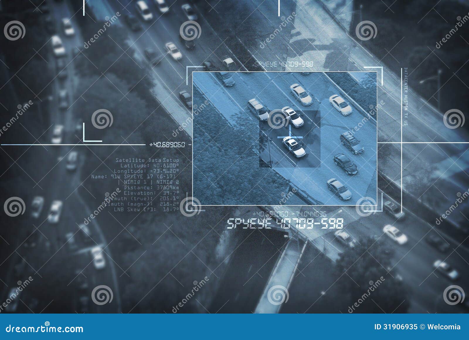 Satellite d'espion image stock. Image du chiffrement - 31906935