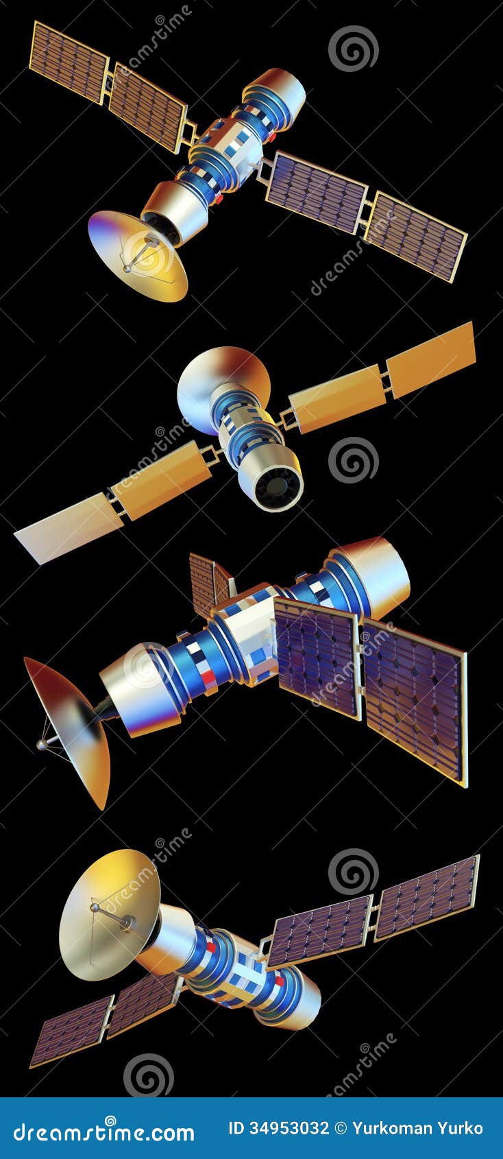 Satellite stock photo. Image of remote, data, network - 34953032