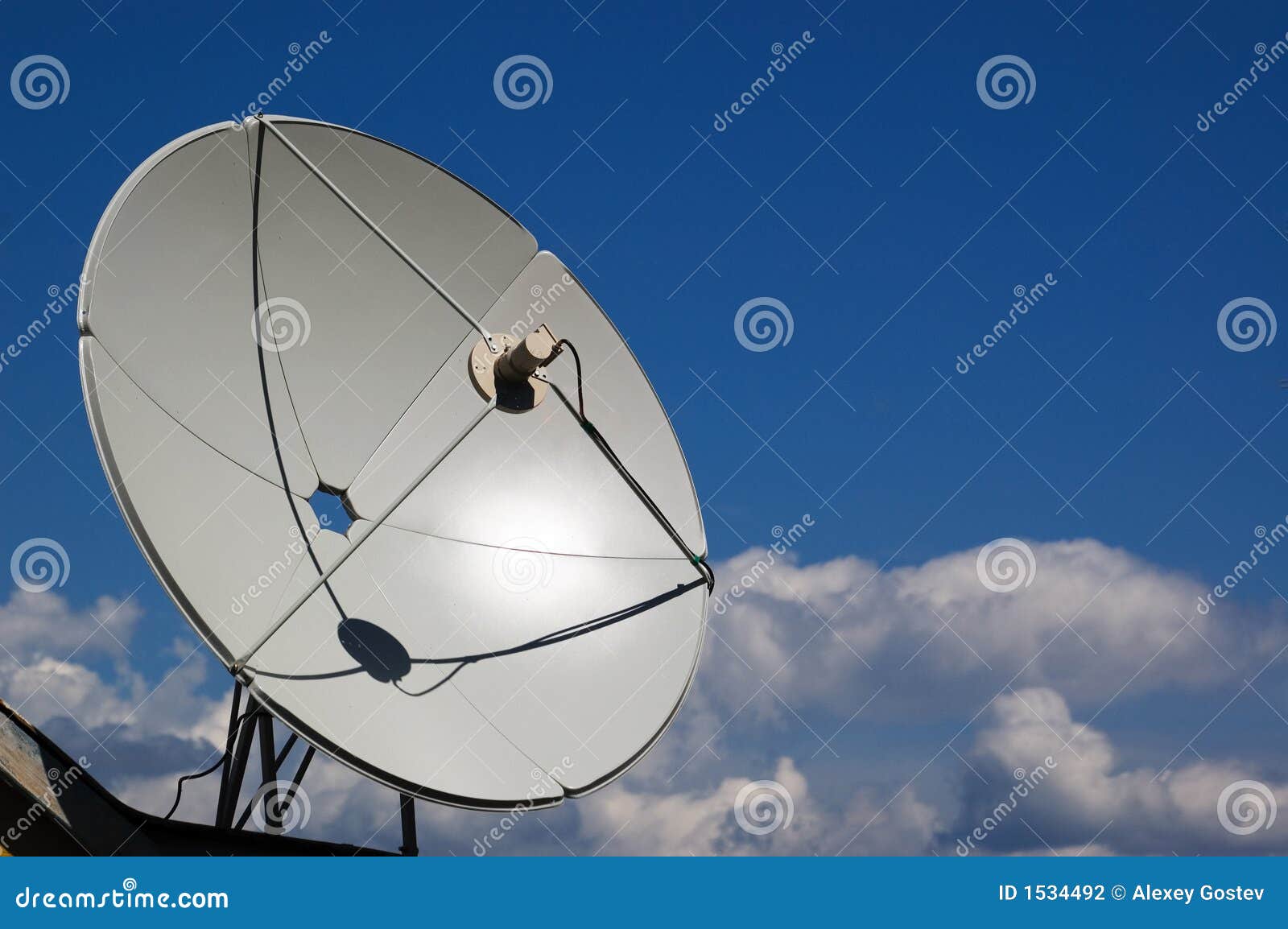 Satellite dish stock photo. Image of digital, broadcasting - 1534492