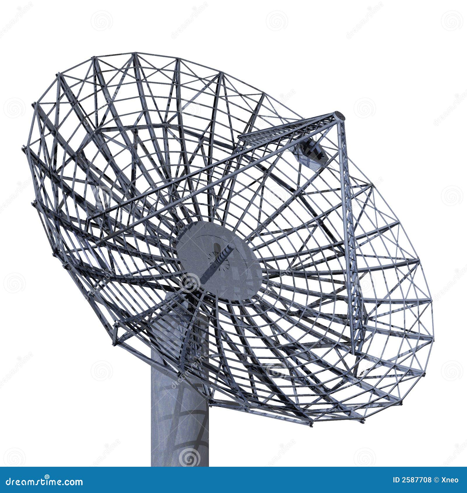 Satellite Dish stock illustration. Illustration of abstract - 2587708