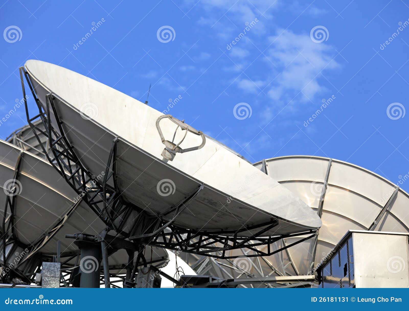 Satellite dish stock image. Image of research, landsat - 26181131