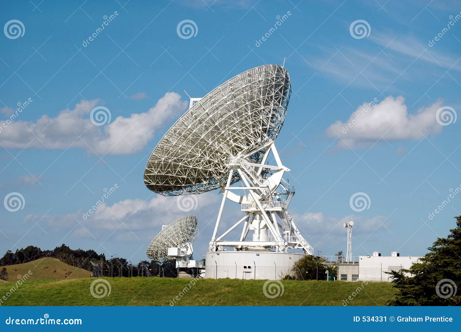 Satellite Dish, Antenna On The Background Of Slum Houses Stock Photo ...