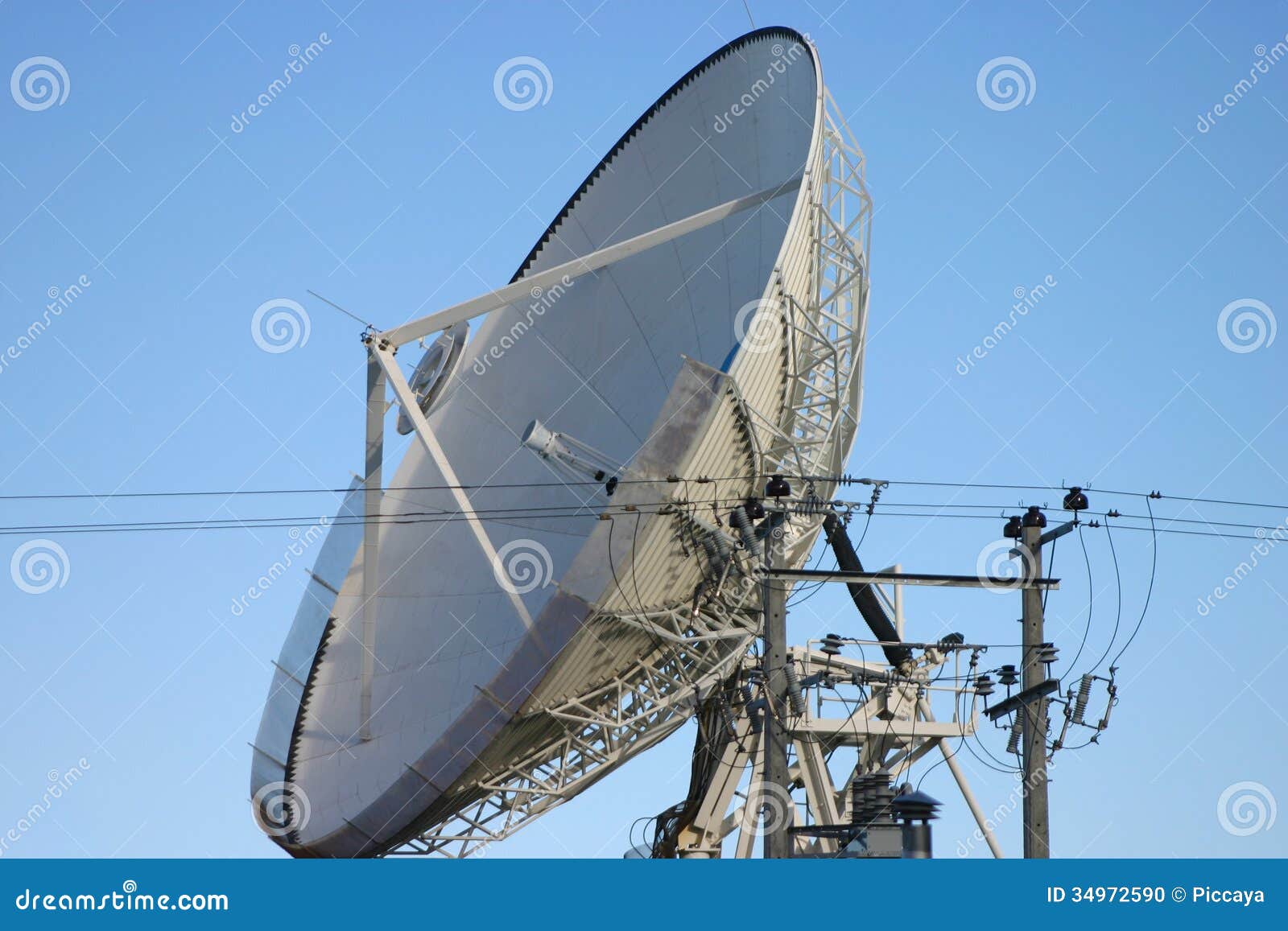 Satellite Dish stock photo. Image of global, equipment - 34972590
