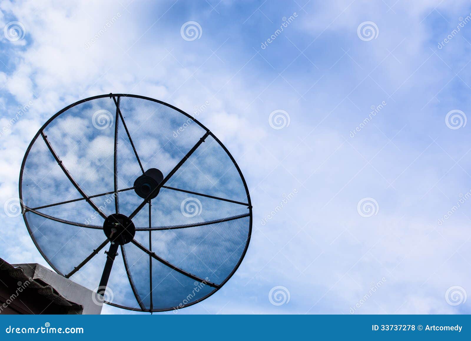 Satellite Dish for Communication Stock Photo - Image of transmission ...