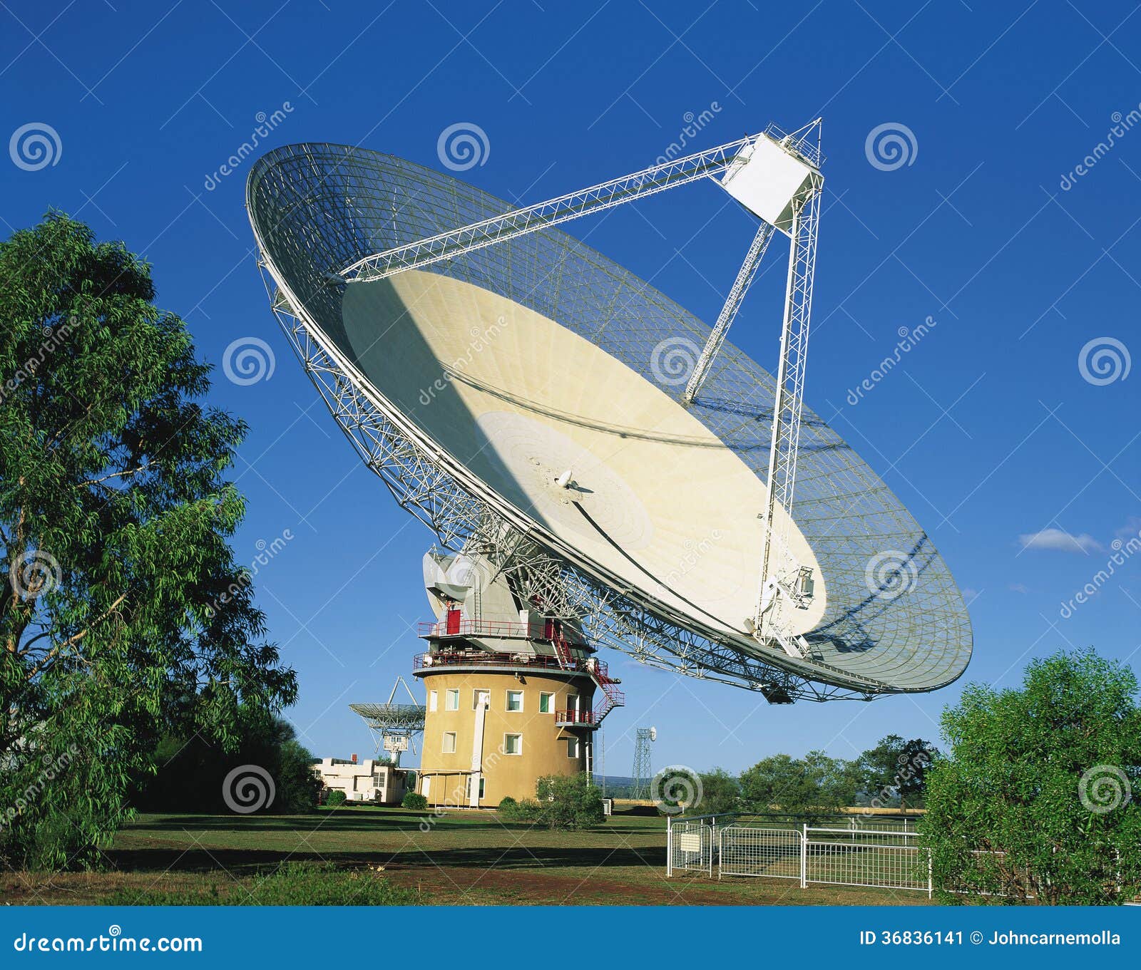 Satellite Dish Antenna For Receiving A Television Signal On The Roof Of ...