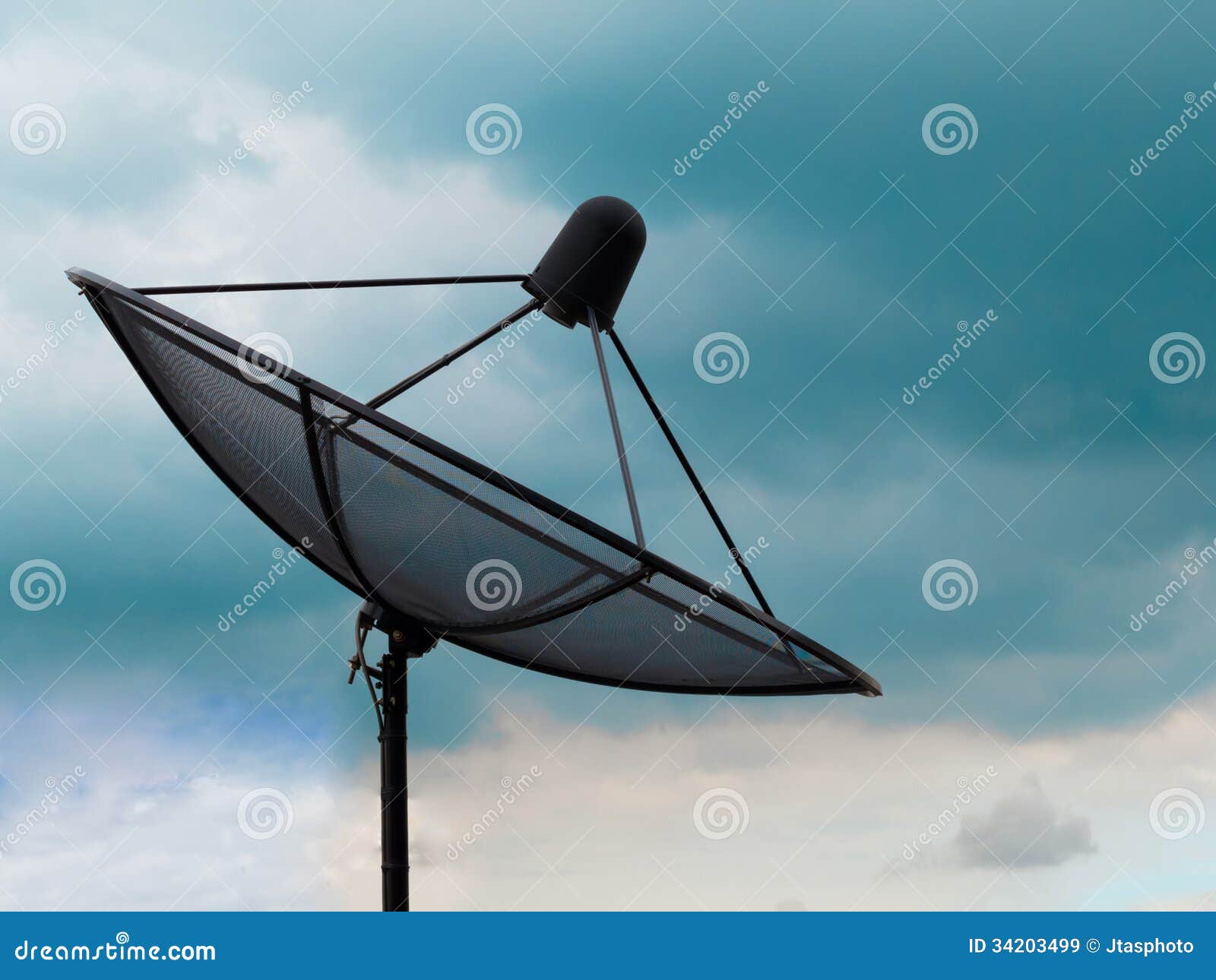 Satellite dish stock image. Image of channel, dish, communication ...