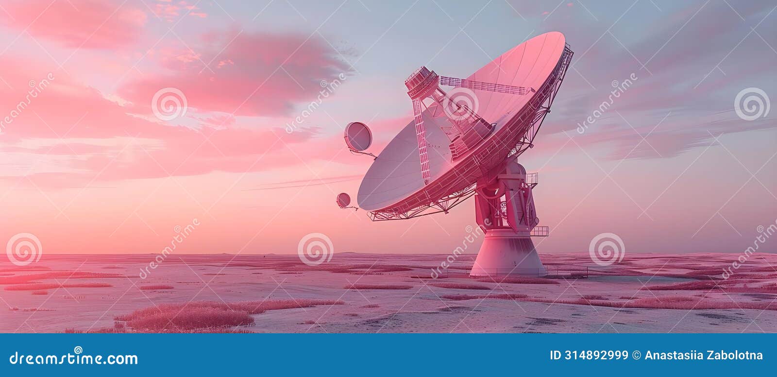 Concept Astronomy, Technology, Communication, Space Satellite Dish ...