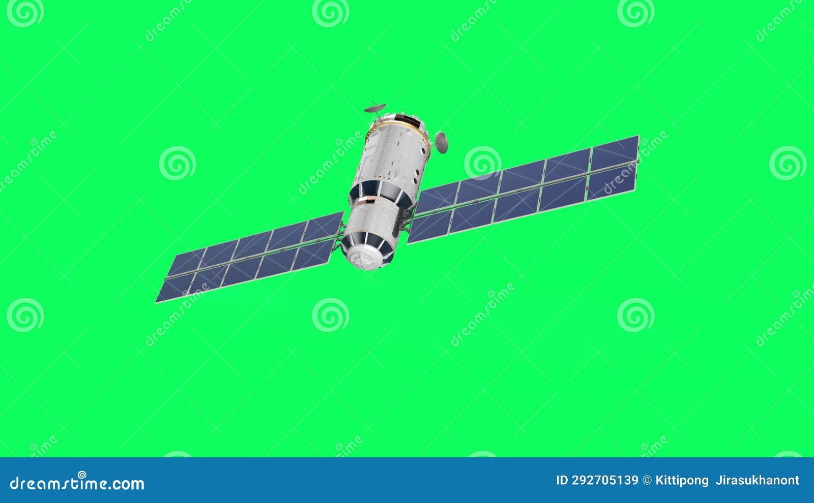 Satellite Dish with Solar Panel Stock Video - Video of observation ...