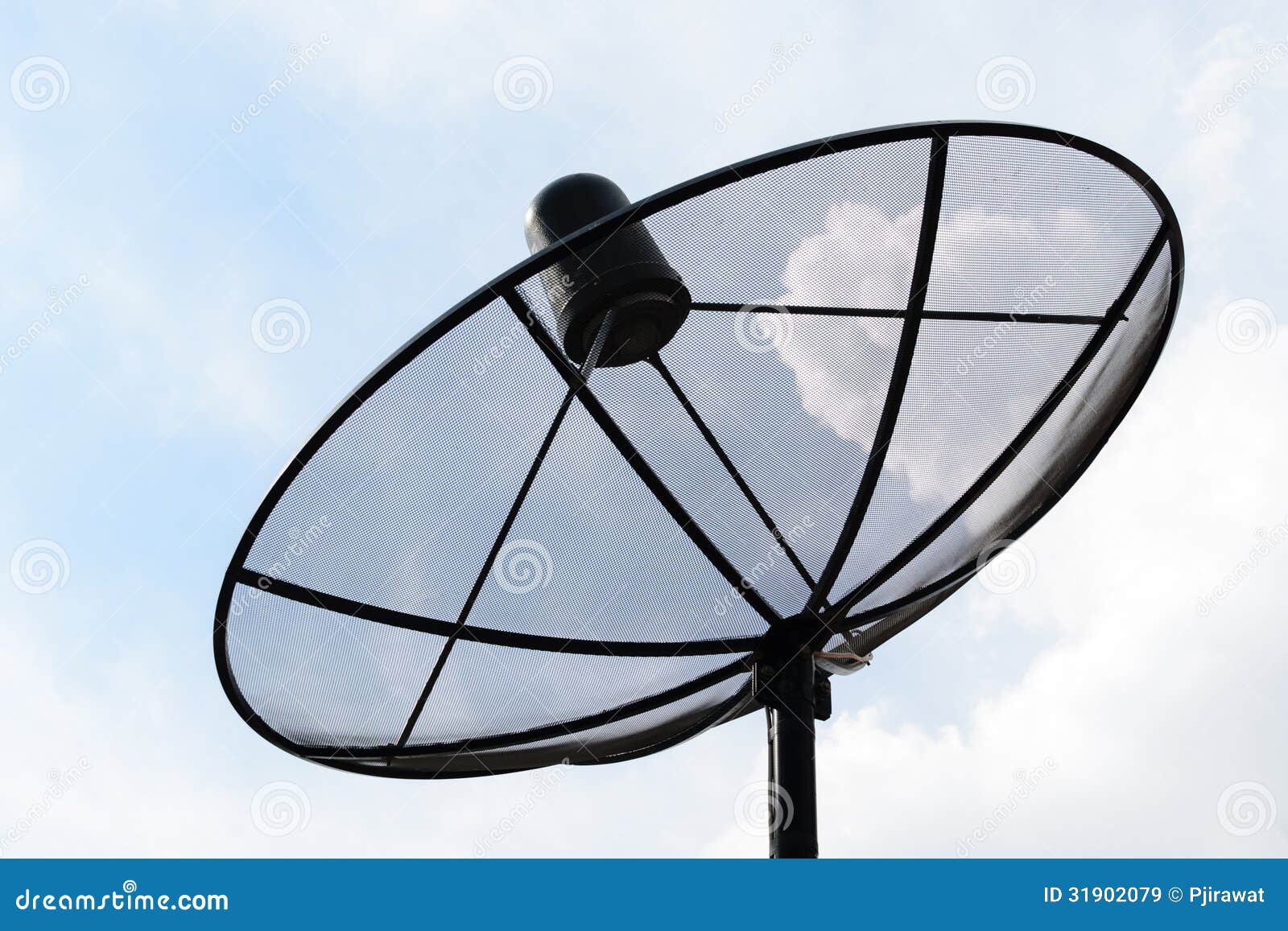 Satellite dish stock image. Image of media, network, dish - 31902079