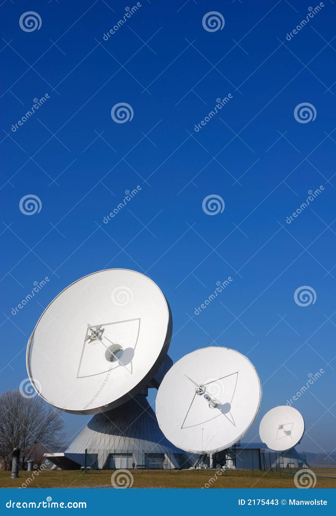 Satellite dishes stock image. Image of network, parabolic - 2175443