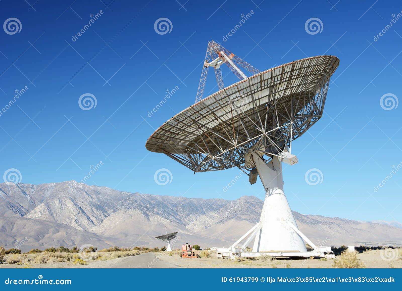 Desert Satellite Towers. Stock Image | CartoonDealer.com #3469429