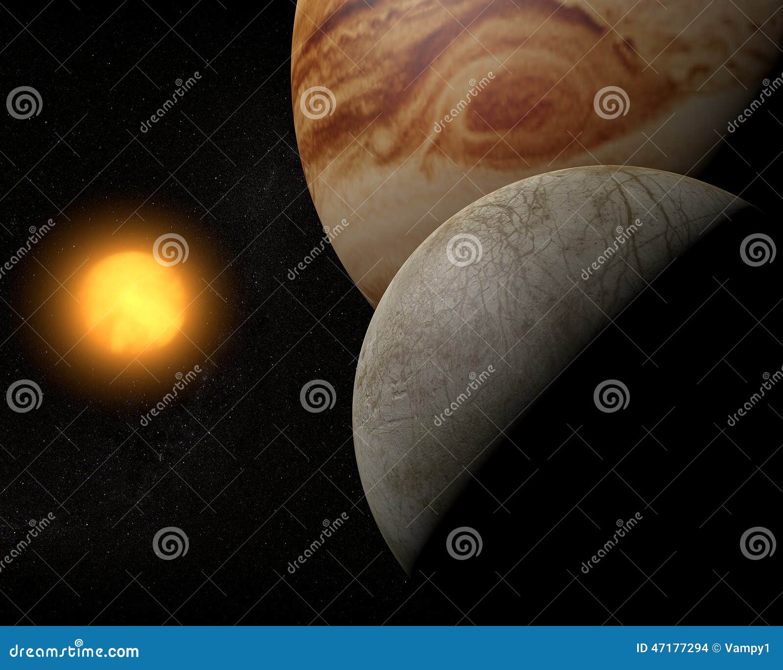 Jupiters Moon Europa Solar System