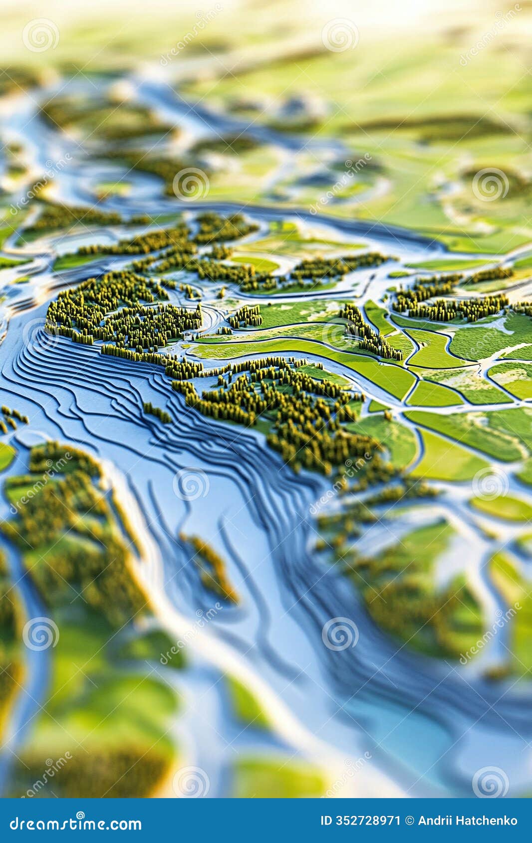 Satellite-generated 3D Map of a Flood-prone Region with LiDAR Data ...