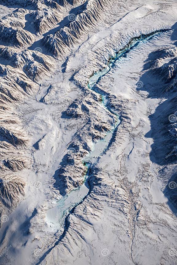 Satellite GIS Visualization of a Glacial Valley with LiDAR Scans ...