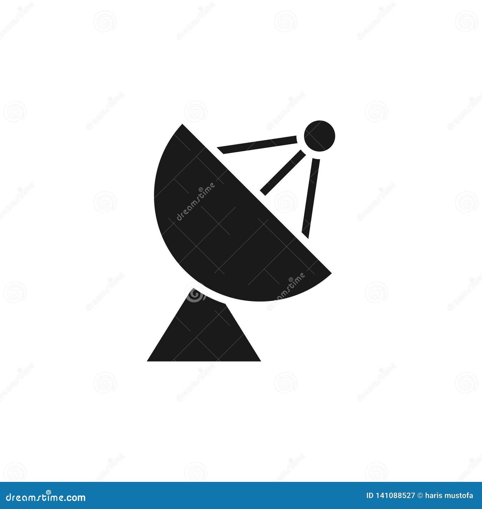 Satellite Icon Design Template Vector Isolated Stock Illustration ...