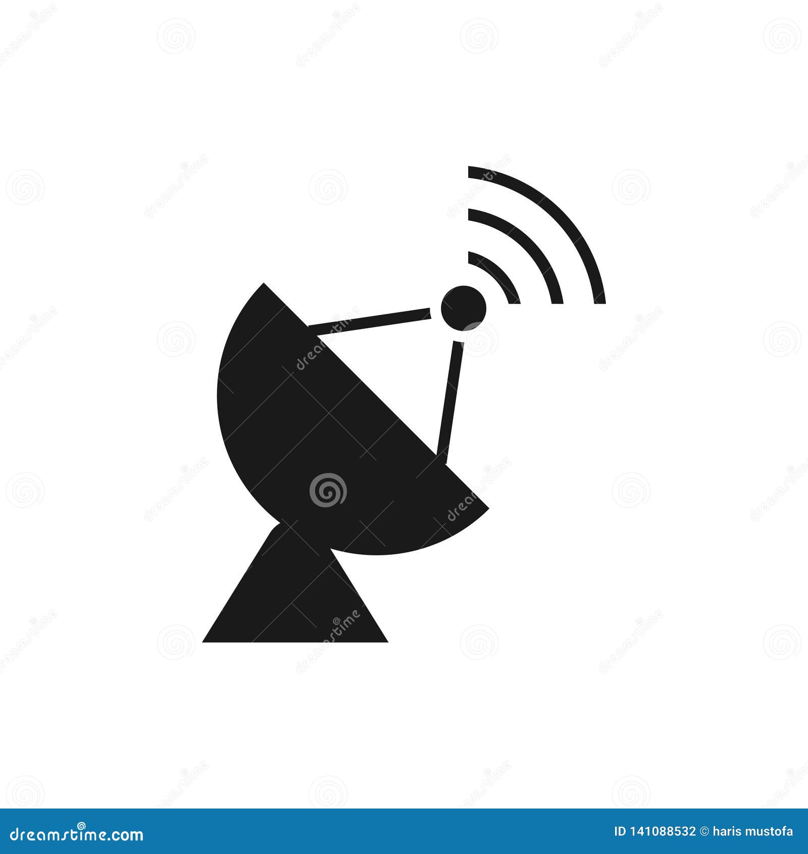 Satellite Icon Design Template Vector Isolated Stock Illustration ... Satellite Icon Design Template Vector Isolated Stock Illustration ...