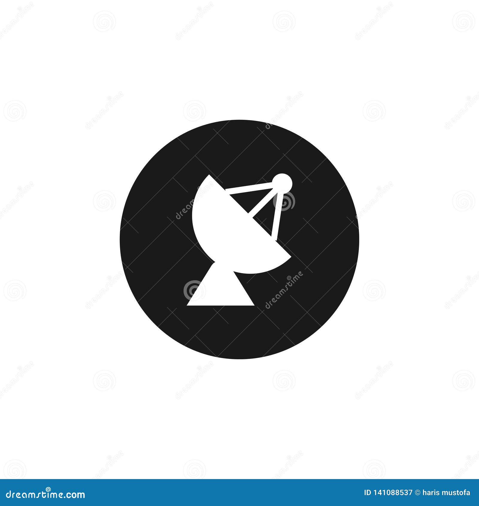 Satellite Icon Design Template Vector Isolated Stock Illustration ... Satellite Icon Design Template Vector Isolated Stock Illustration ...