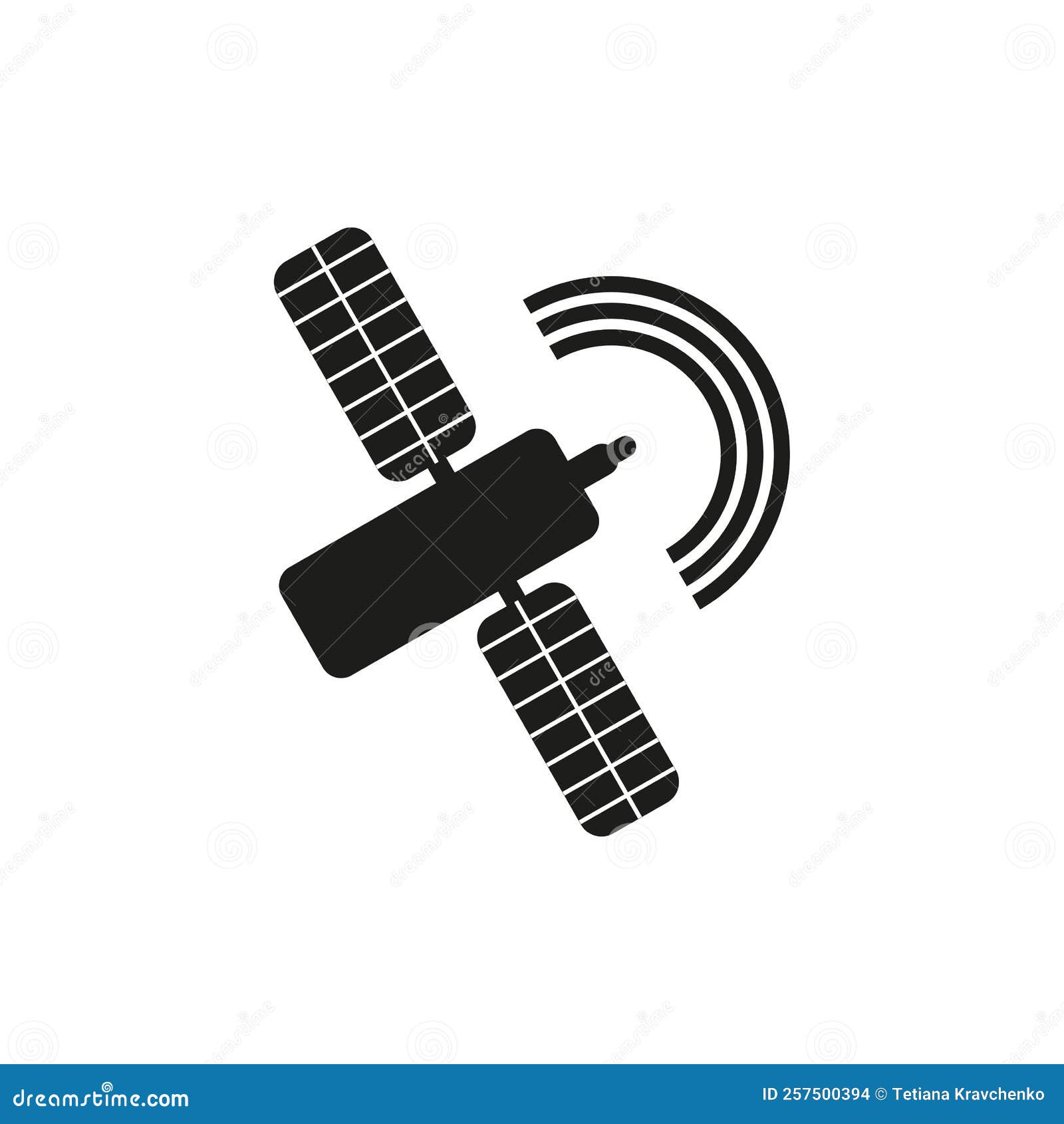 Satellite Icon. Internet Communication. Cloud Technology. Vector ...