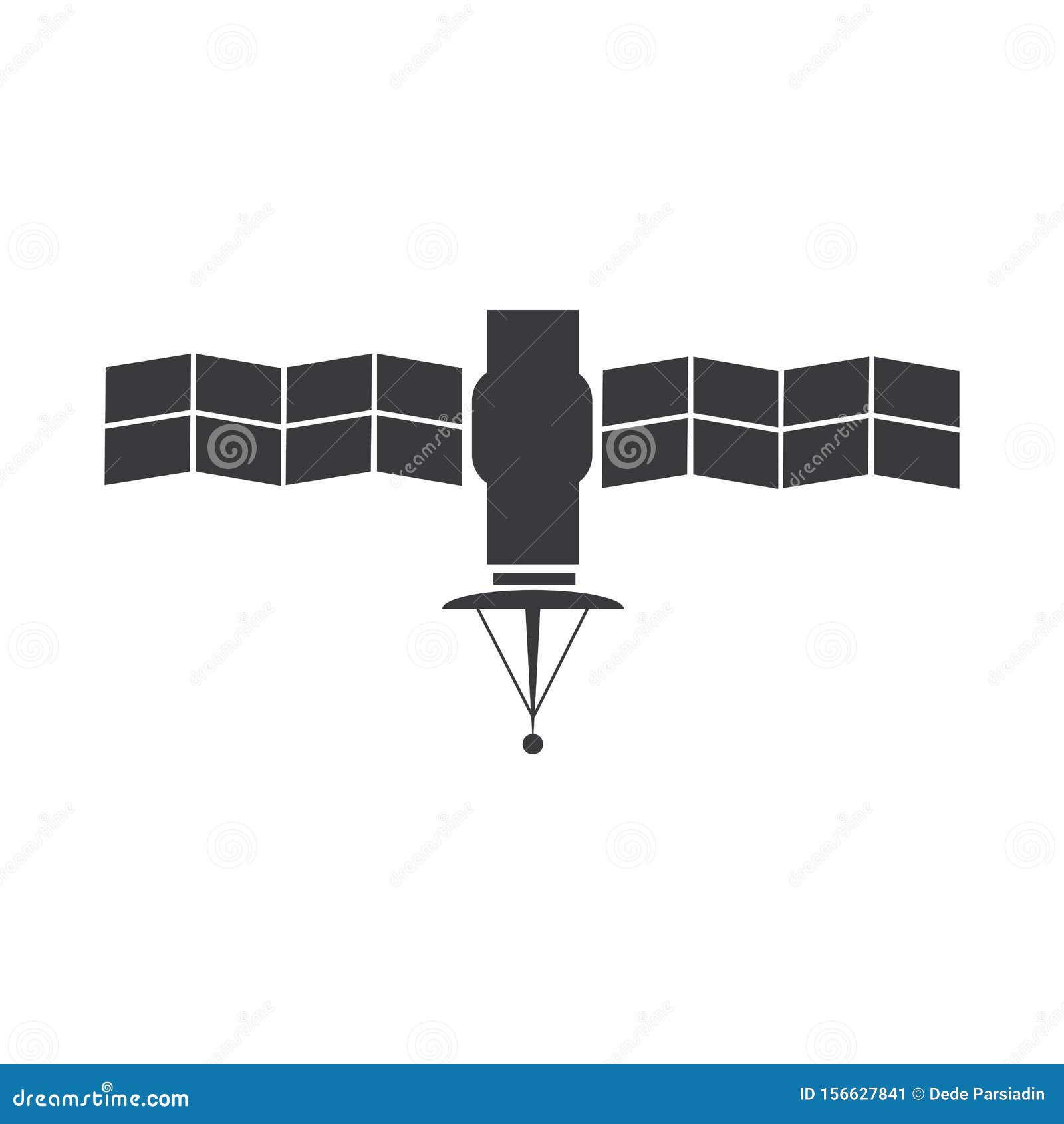 Satellite Icon, Transmission Vector Illustration Stock Vector ...