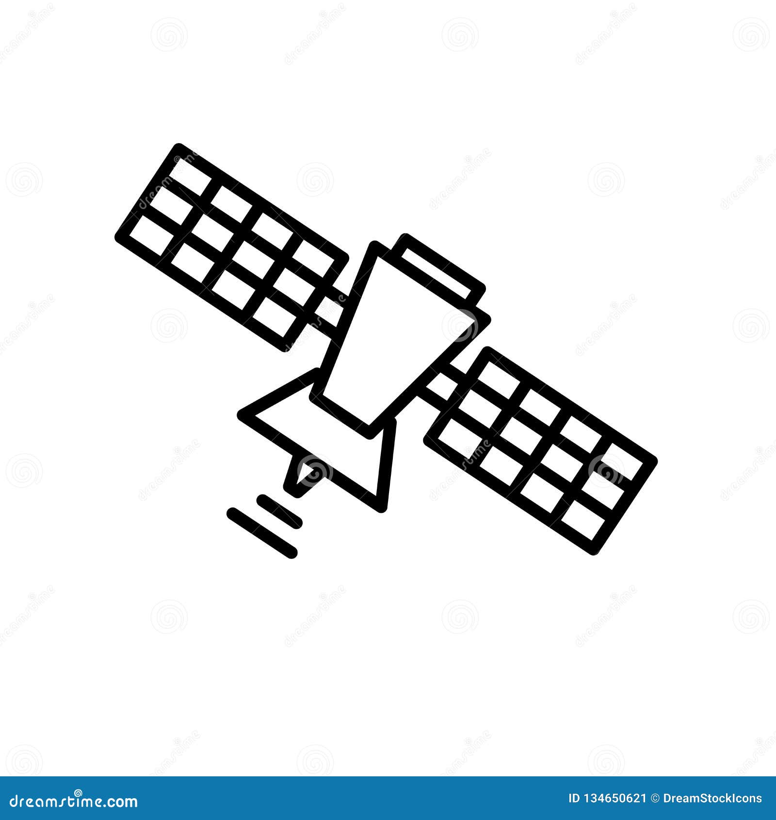 Satellite Icon Vector Isolated on White Background, Satellite Sign ...