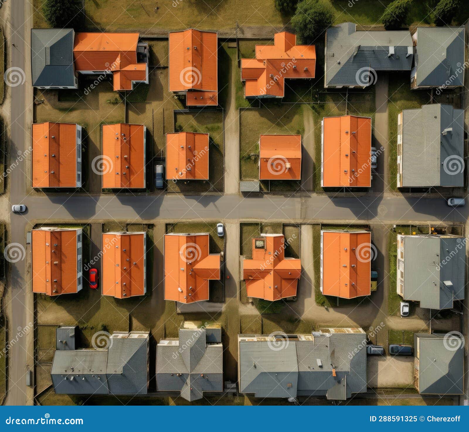 Satellite Image of the Map of the Area Stock Image - Image of plan ...