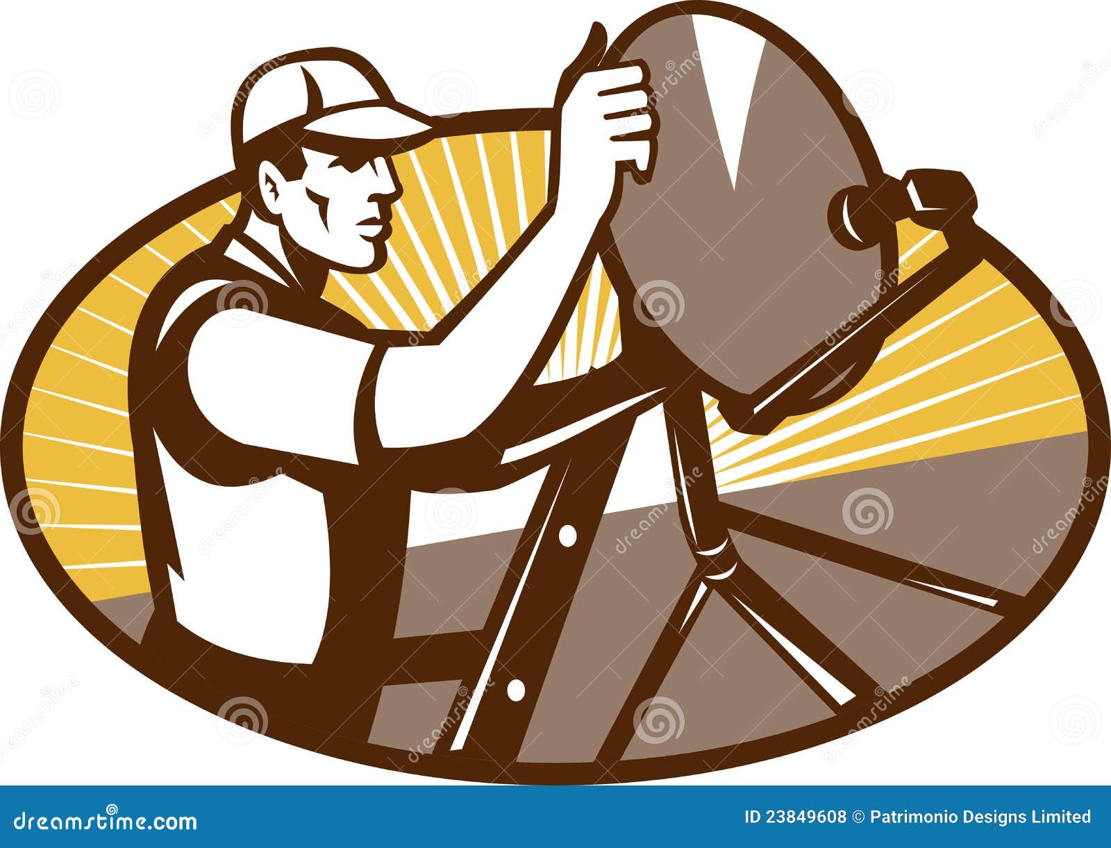 Retro Installation Stock Photography | CartoonDealer.com #20835158