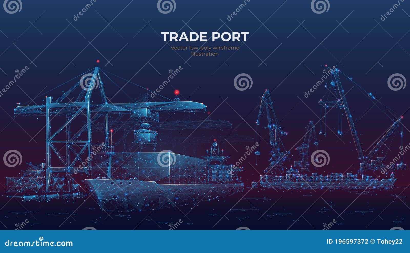 Port Cartoon Vector | CartoonDealer.com #116354413