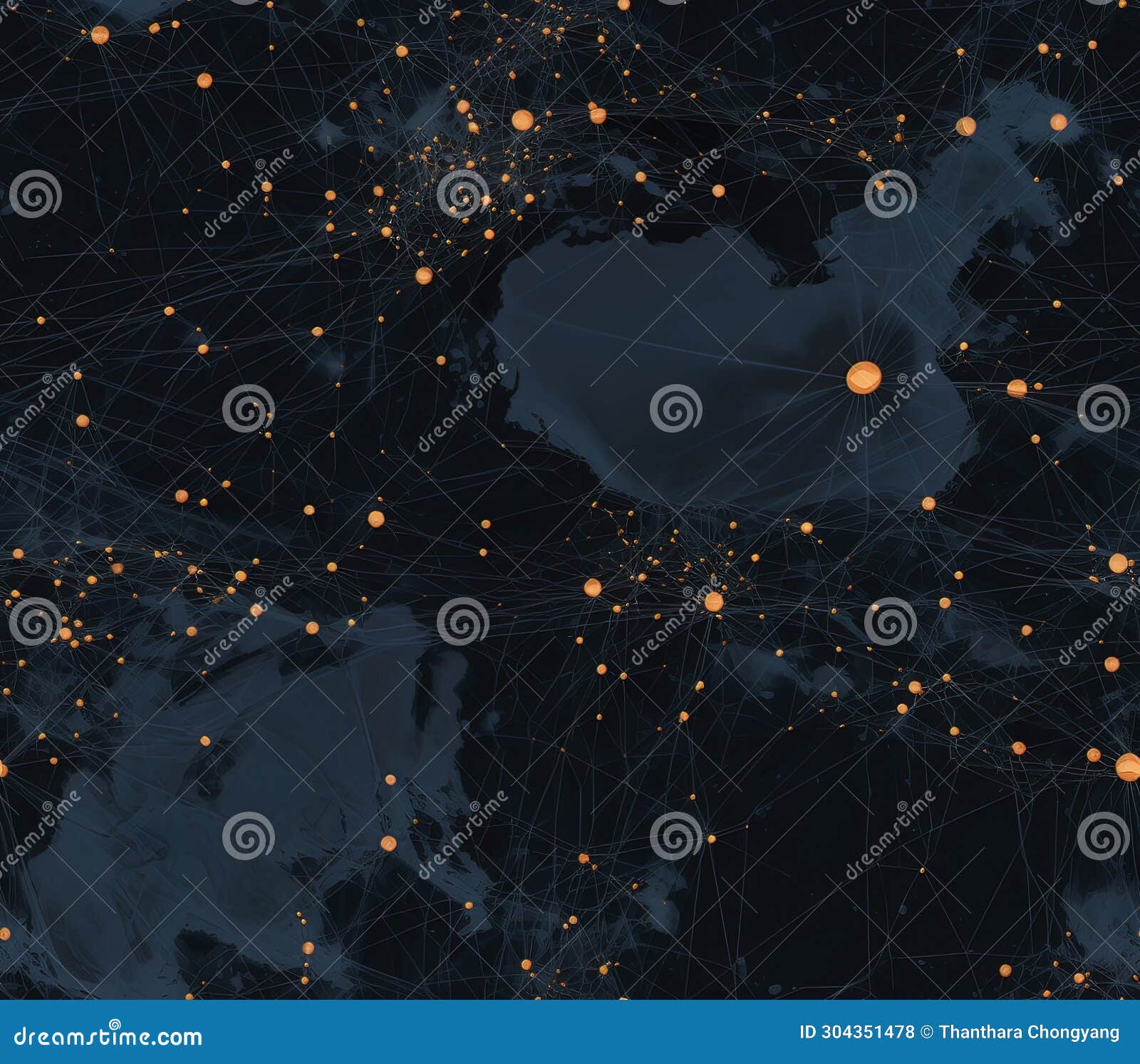 Satellite Map, Fabric Pattern, Seamless Pattern. Stock Illustration ...