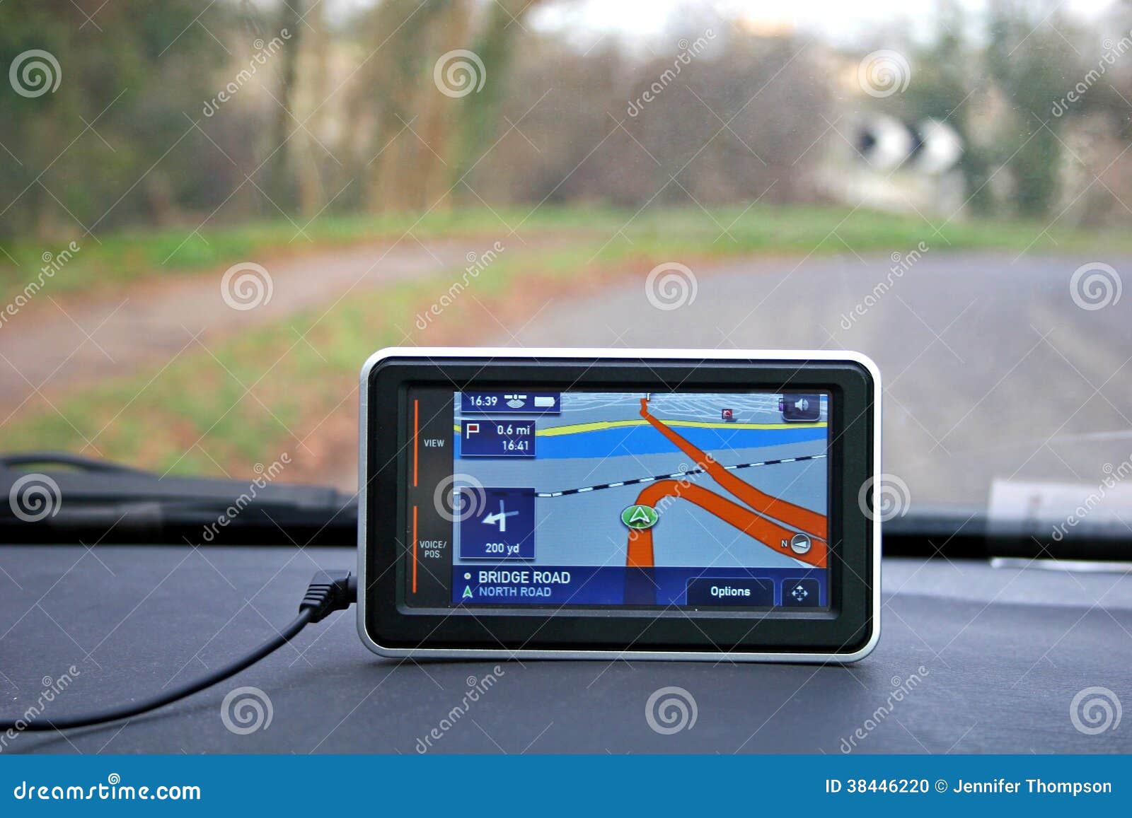 Satellite Navigation Device Stock Photo - Image of machine, river: 38446220