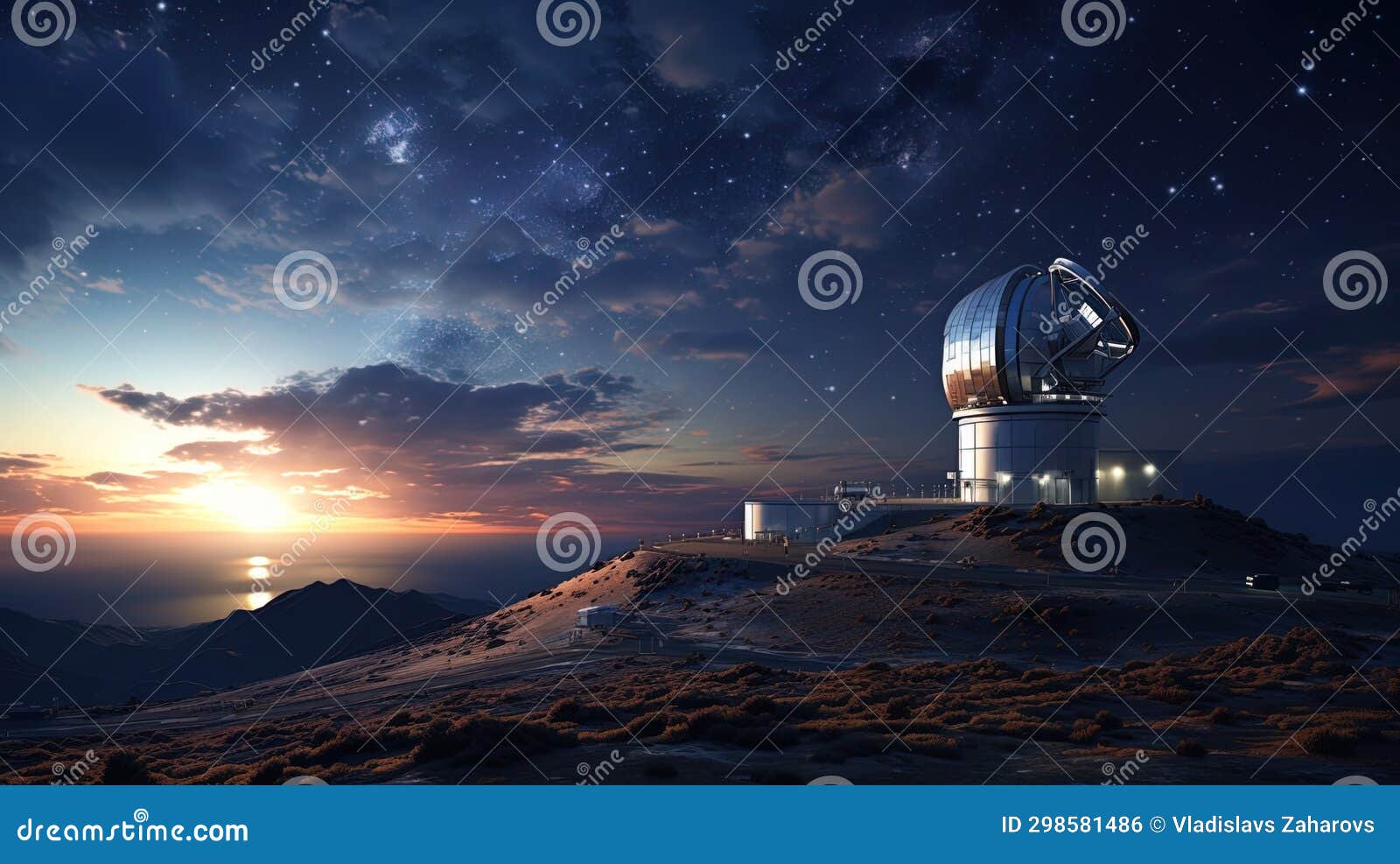 Satellite Observatory: Scientists Observing Space Objects Using ...