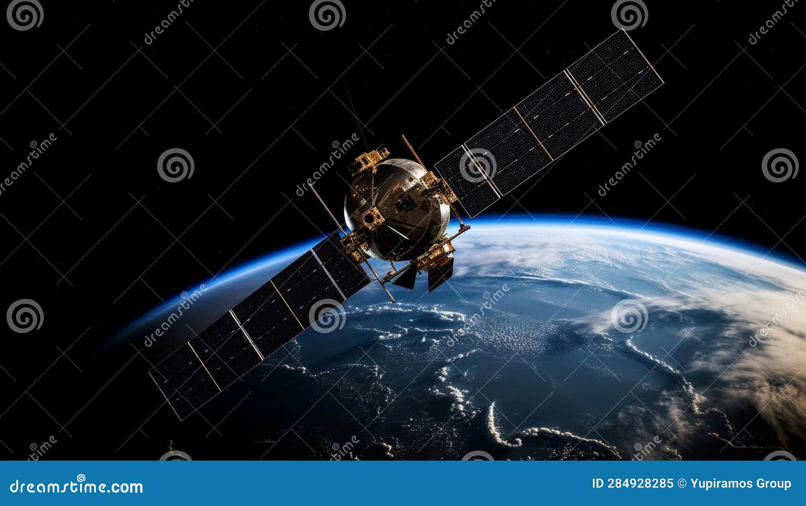 Satellite Orbiting Planet, Space Shuttle, Technology, Astronomy, Star ...