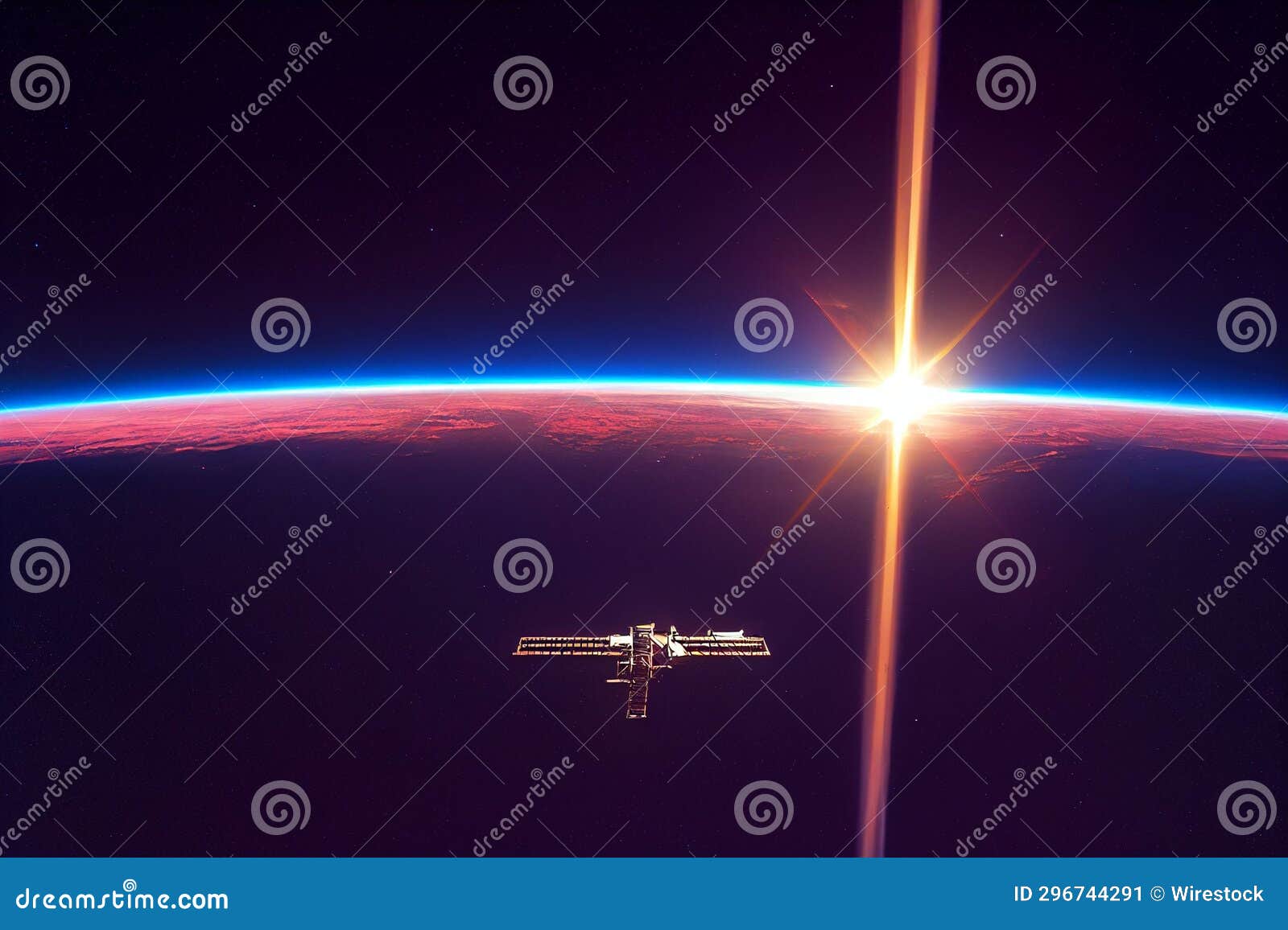 A Planet Casts Its Shadows Across A Crescent Moon Displaying The ...