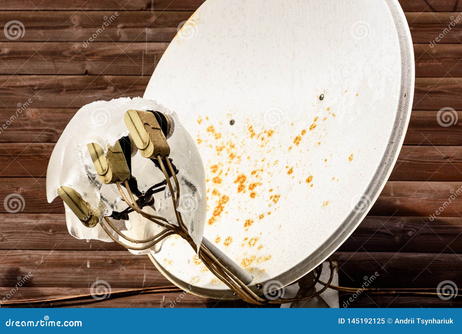 Satellite Receiver for Transmitting a Digital Television Signal Stock ...