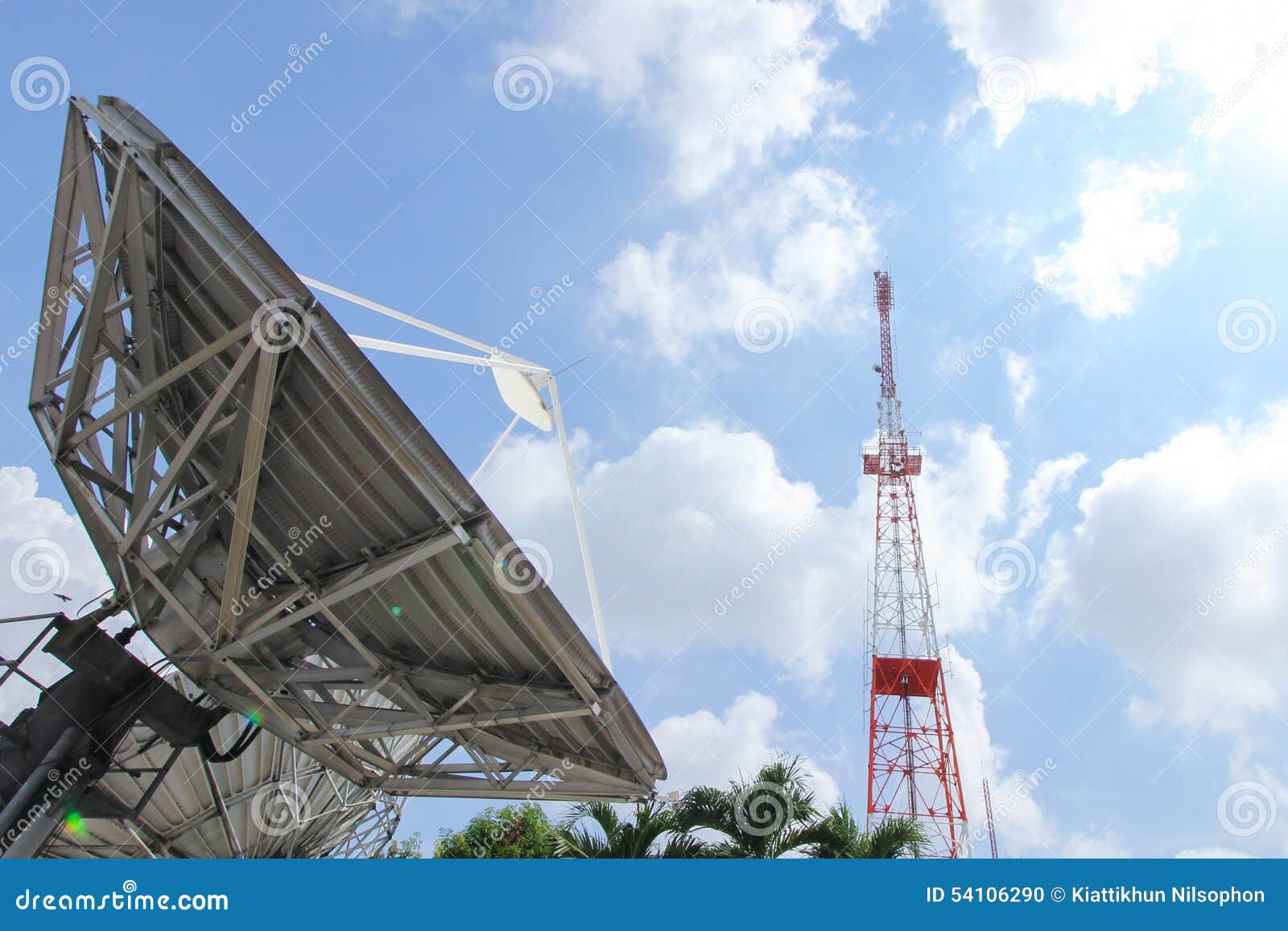 Satellite stock photo. Image of receiving, research, blue - 54106290