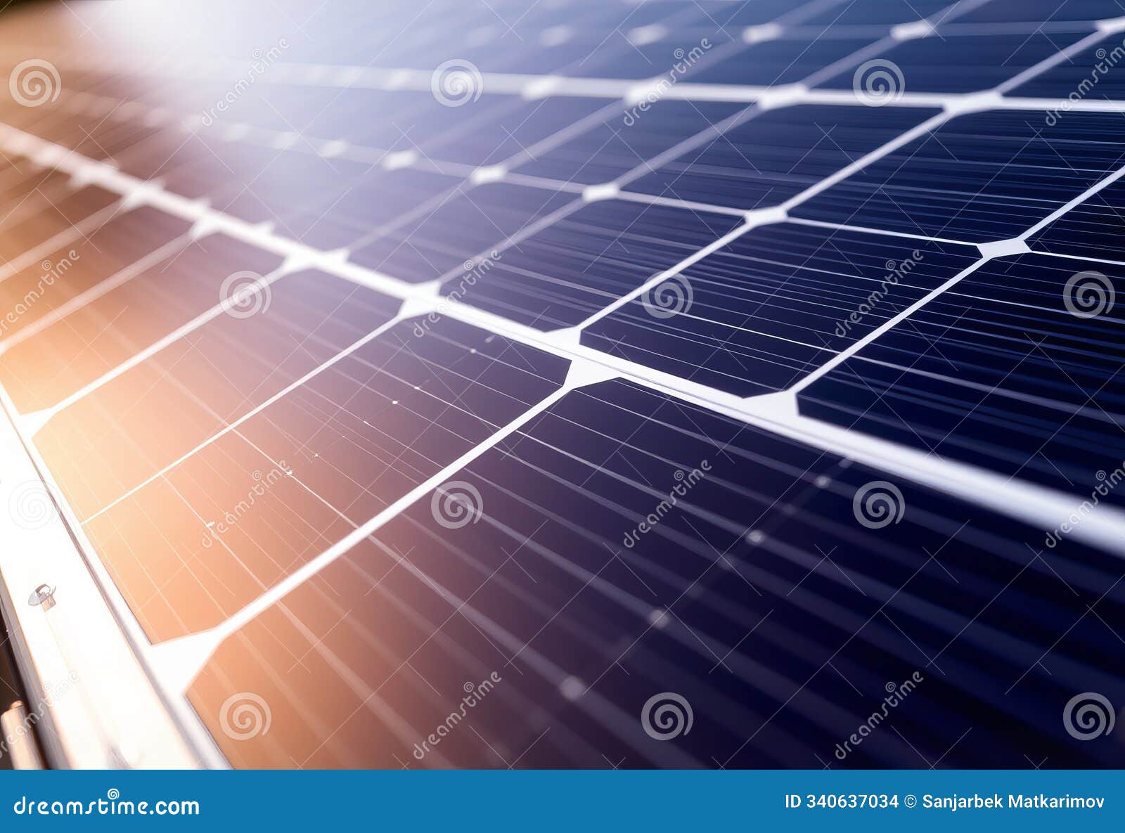 Satellite Solar Panel Detail Close Up of a Satellite Solar Panel Stock ...