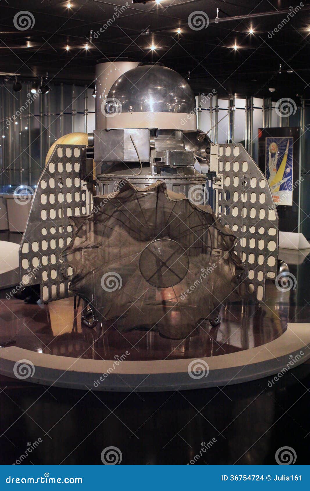 Satellite in Space Museum editorial stock image. Image of explore ...