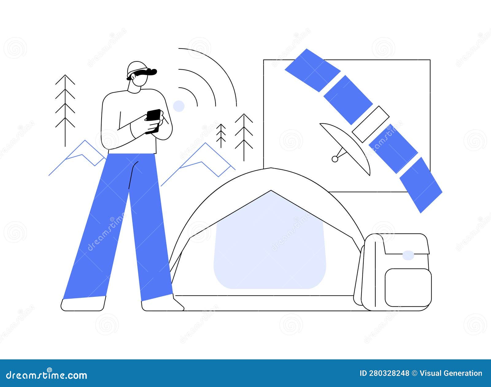 Reconnaissance Satellite Icon Vector Symbol Design Illustration ...