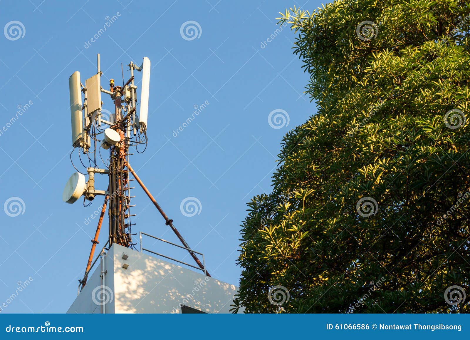 Satellite transmitter stock photo. Image of frequency - 61066586